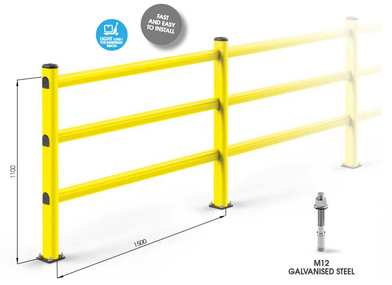 Barriere di sicurezza per pedoni - Pelizza srl, Alessandria